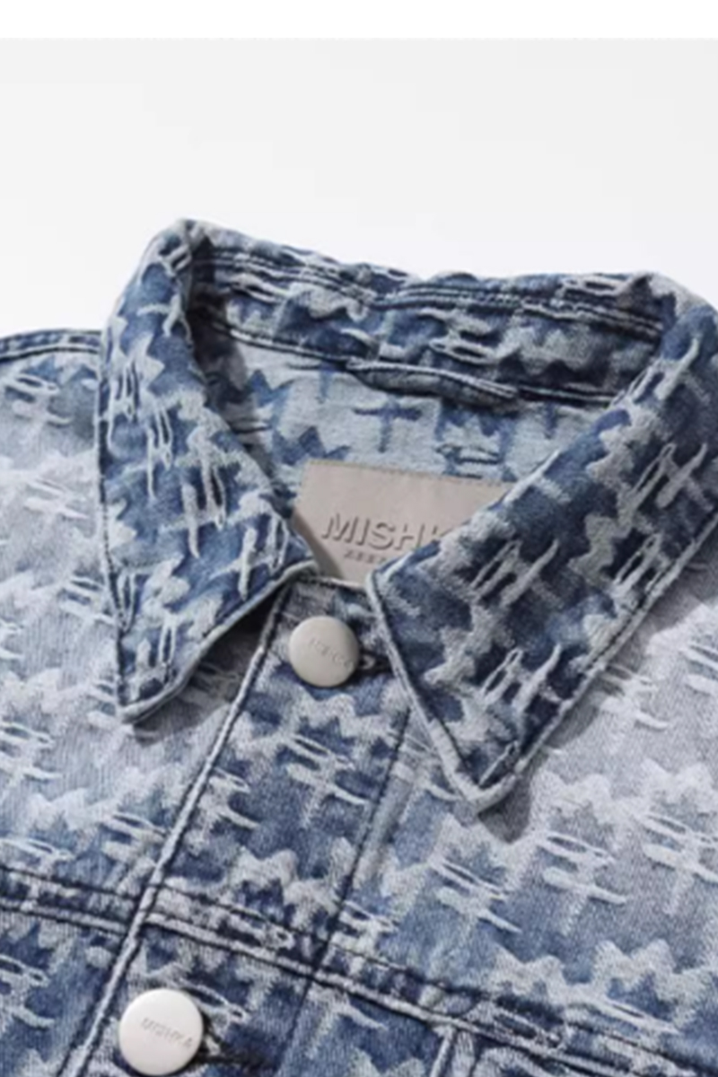 MISHKA (ミシカ) Printed Jacquard Denim Jacket / ロック MISHKA (ミシカ) Printed Jacquard Denim Jacket / ロック