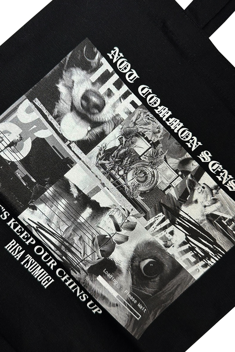 紡木吏佐×NOT COMMON SENSE×GEKIROCK CLOTHINGコラボ・トート 紡木吏佐×NOT COMMON SENSE×GEKIROCK CLOTHINGコラボ・トート