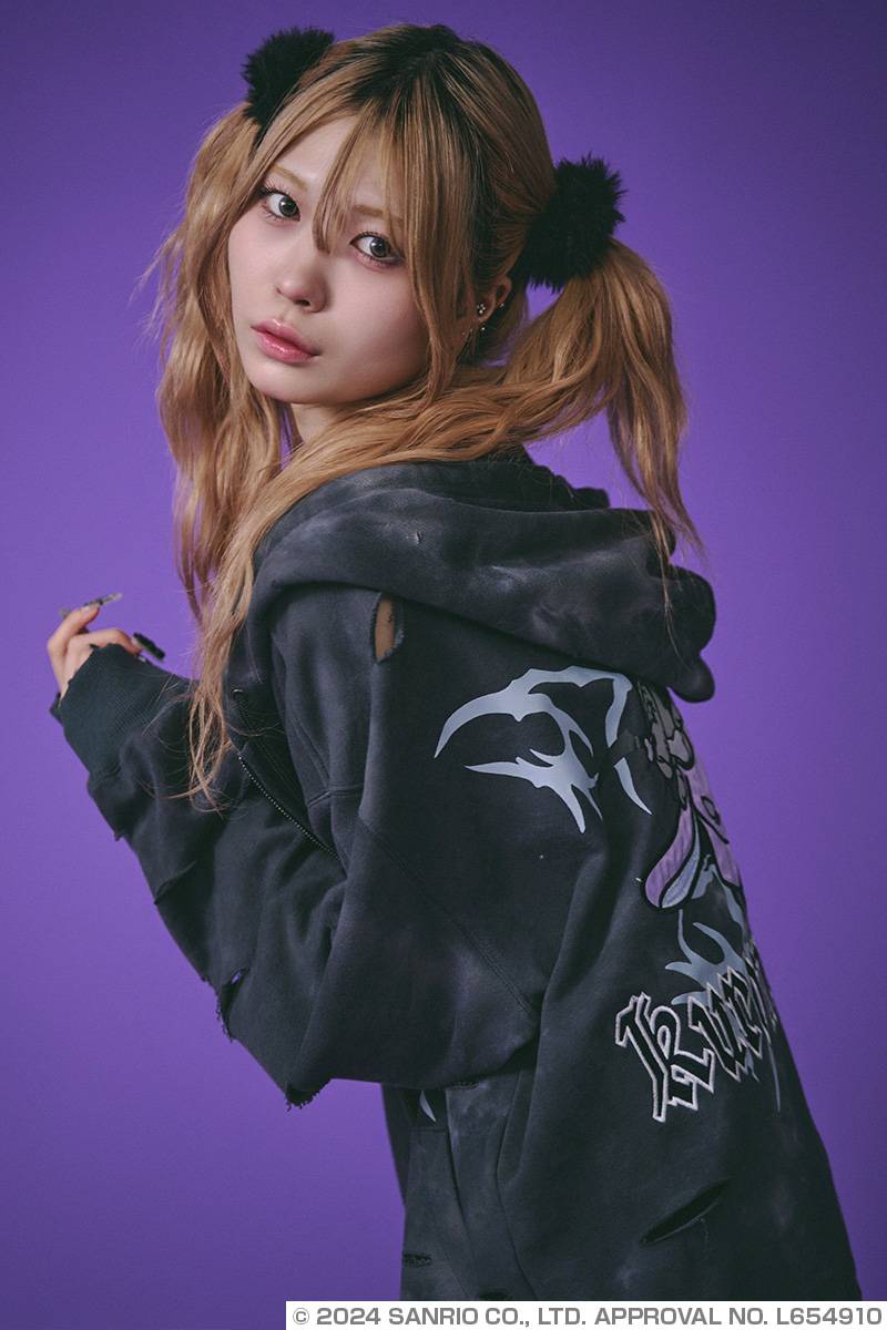 予約商品】クロミ×GALFY(ガルフィー) イルガルフィームラ染めZIP 予約商品】クロミ×GALFY(ガルフィー) イルガルフィームラ染めZIP