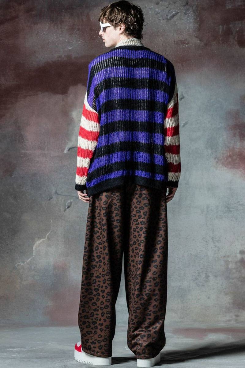 glamb(グラム)GB0324/KNT06 : Mesh Border Knit / メッシュ glamb(グラム)GB0324/KNT06 : Mesh Border Knit / メッシュ